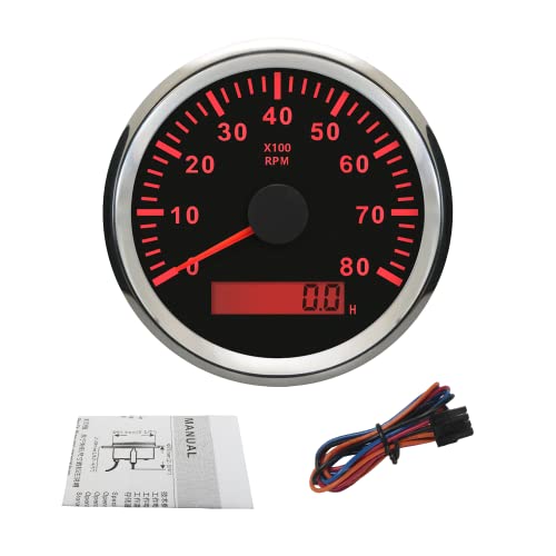 ELING Car Engine Tachometer RPM Gauge REV Counter Tacho Kit with ...