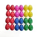 Amazon.com: Aspire 24Pcs Egg Shakers - Mixed Color, Plastic Preschool ...