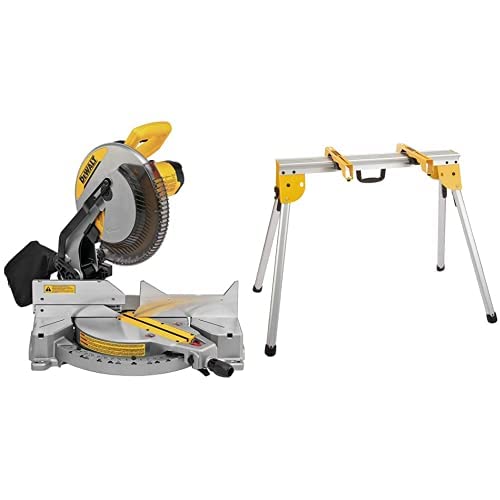 DEWALT 12-Inch Miter Saw, 15-Amp, Single Bevel, Compound with Miter Saw ...