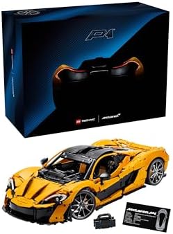 LEGO Technic McLaren P1 Hypercar Building Set, Scale Model Car Kit for ...