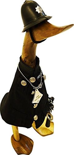 Police Wooden Duck Character -The Old Bill - Police Officer Gift ...