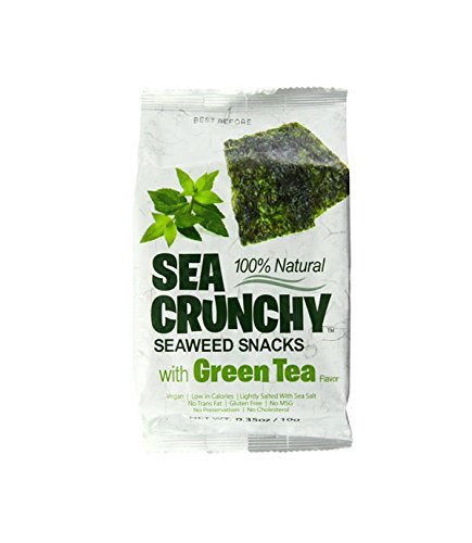 Seacrunchy Roasted Seaweed Snack with Olive Oil (Pack of 24): Amazon ...