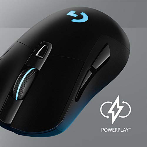 Logitech G703 Lightspeed Wireless Gaming Mouse W/Hero 25K Sensor, PowerPlay Compatible ...