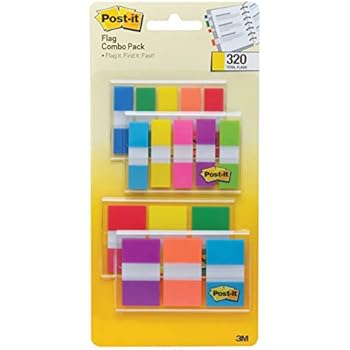 Post-it flecha banderas, 1/2-inch de ancho, 24/dispensador ...