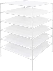 Amazon.com: Growsun Sweater Drying Rack 6-Layer Stackable Mesh Cloth ...