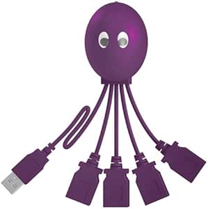 Amazon.com: USB Hub 2.0 4-port For Mac and PC. True USB 2.0 Speed. 4 ...