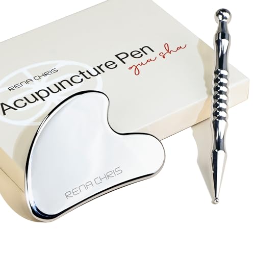 Rena Chris Stainless Steel Gua Sha and Acupuncture Pen, Manual ...