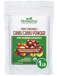 Amazon.com: Camu Camu Powder Organic - 16 Ounce (1 Full LB) - Nutrient ...