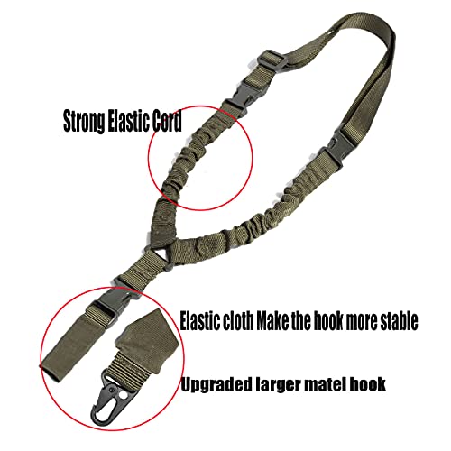 Two Points Green Rifle Sling with Quick Length Adjuster Traditional ...