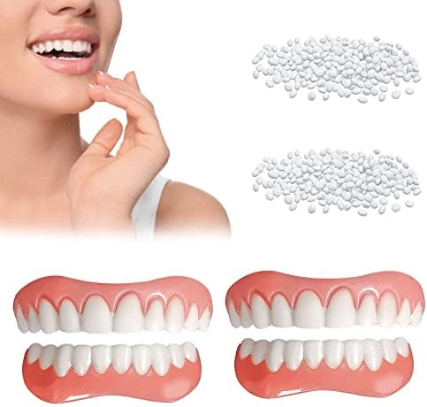 سعر Fake Dentures Teeth - 2 Sets Temporary Teeth Perfect Fake Teeth ...