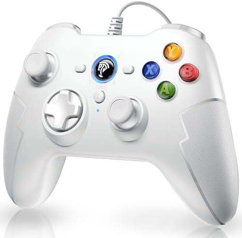 EasySMX Wired Controller for Windows PC/PS3, Plug and Play USB Gamepad ...