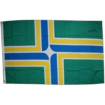 Amazon.com : PORTLAND FLAG, 3'x5' city of portland, oregon state ...