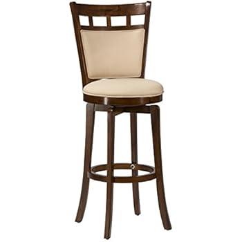 Amazon.com: Hillsdale Jefferson 24-Inch Swivel Counter Stool with ...