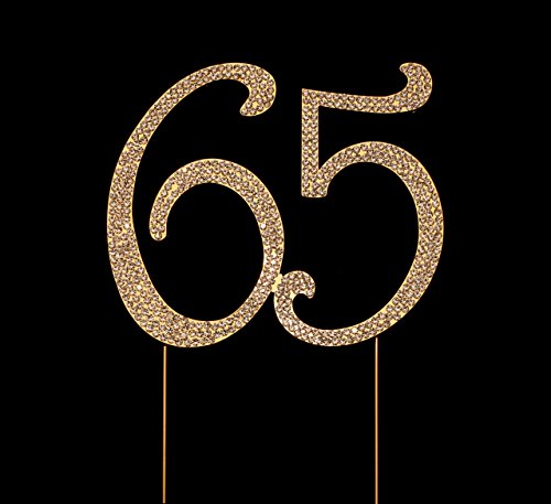 Buy Number 65 for 65th Birthday Cake Topper, 65th Anniversary Cake ...
