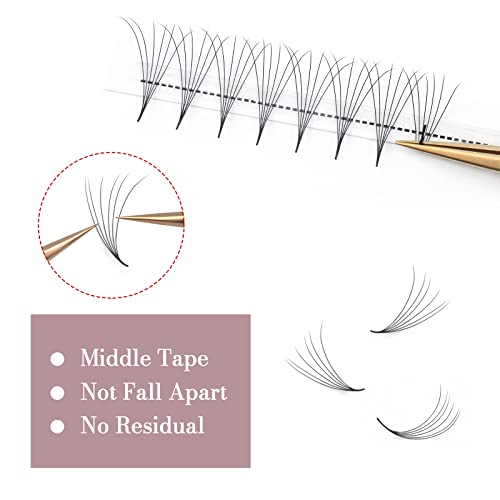 Premade Fans Eyelash Extensions 3D|4D|5D|6D|7D|8D|10D 0.07/0.10mm C/D ...