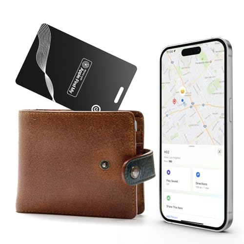 Wallet Tracker Card, Rechargeable Wallet Finder, Works with Apple Find ...