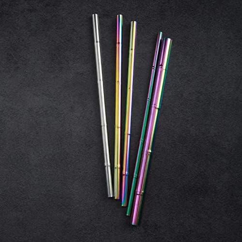 Reusable Straws Multi Color Kit 3.3in 5 Pack price in UAE | Amazon UAE ...