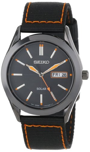 Seiko Men's SNE237 Functional Solar Extension Japanese Quartz Watch ...