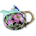 Amazon.com: Blue Sky Ceramics Dogwood Teapot, Multi : Home & Kitchen