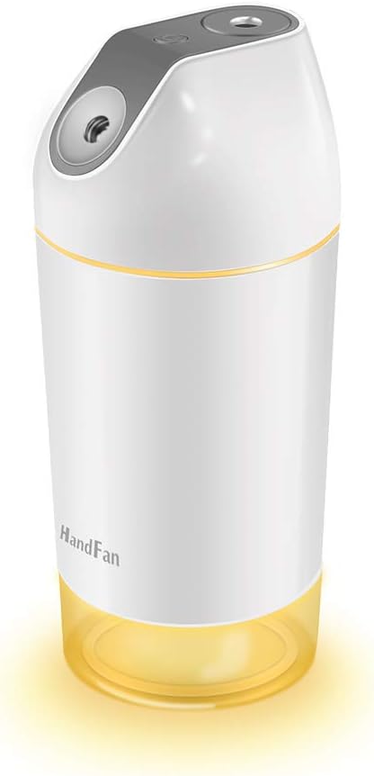 HandFan Rechargeable Mini Humidifier 2600mAh Battery and USB Operated ...