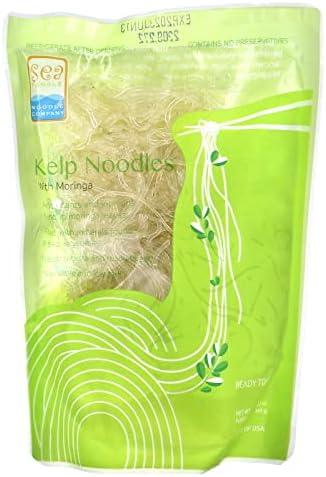 Sea Tangle Moringa Kelp Noodles (12oz) - Low Calorie Asian Noodles for ...