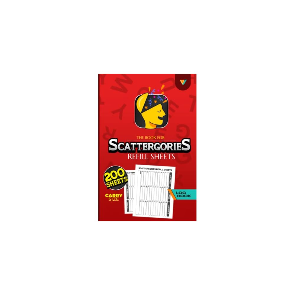 Buy The Book For Scattergories Refill Sheets Carry Size Scattergories 