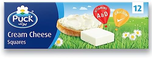 سعر Puck Square Cream Cheese 12 Portions, 216g - Pack of 1 فى السعودية | بواسطة امازون السعودية ...