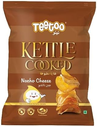 Teetoo Nacho Cheese Kettle Cooked Chips 40 g price in UAE | Amazon UAE ...