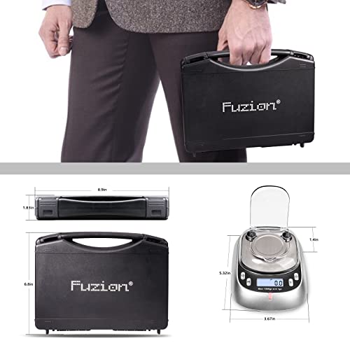 Fuzion UFO-1500 Reloading Scale, 0.1 gn Readability Powder Scale, Grain ...