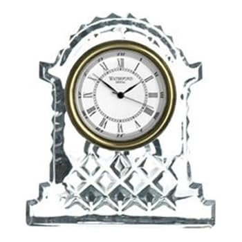 Amazon.com: Waterford Crystal Metropolitan Medium Clock: Shelf Clocks ...