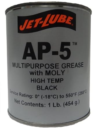 Jet-Lube AP-5 Non-Melt High Temperature Black Grease, 1 lbs Can ...