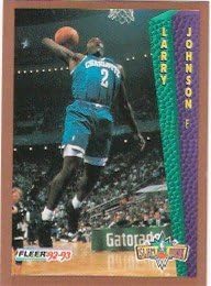 1992-93 Fleer #292 Larry Johnson Slam Dunk at Amazon's Sports ...