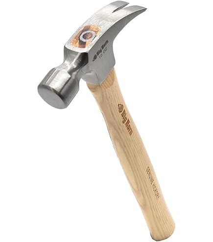 8 Oz Hammer IVY Classic 13 Oz Curved Claw Hammer With Hardwood Handle ...