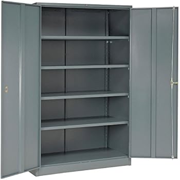 Amazon.com: Unassembled Metal Storage Cabinet 48x24x78, Gray: Kitchen ...