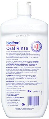 Biotene Fresh Mint Moisturizing Oral Rinse Mouthwash, Alcohol-Free, for ...