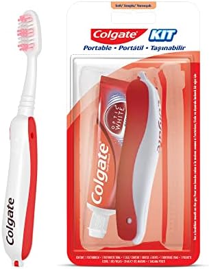 Colgate Portable Travel Oral Care Kit with Colgate Optic white Instant ...