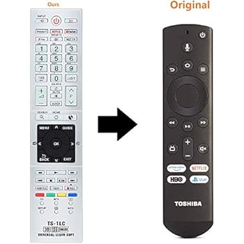 Amazon.com: Toshiba CT-RC1US-19 / Insignia NS-RCFNA-19 Fire TV Remote ...