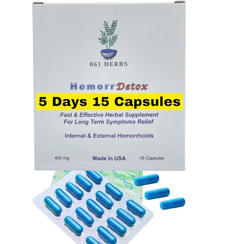 -5-Day 15 Capsules, Fast & Long-Term Relief, Natual Herbs Formula ...