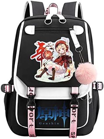 Goodern Compatible for Genshin Impact Backpack with USB Port Anime ...
