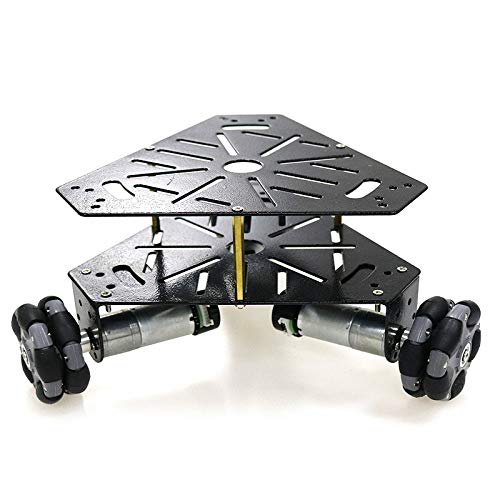 SZDoit 2023 Premium Omni Wheel Metal Robot Car Chassis for Arduino ...