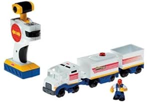 Amazon.com: Fisher-Price GeoTrax Rail and Road System: Hauler and Big ...