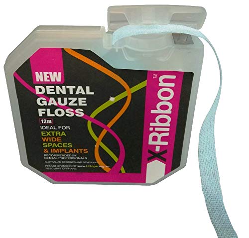 X-Ribbon Dental Gauze Floss 12m ROLL: Amazon.co.uk: Health & Personal Care