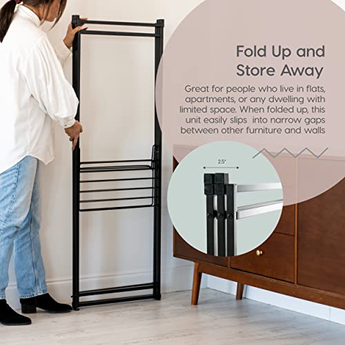 IRIS USA Clothes Rack, Collapsible Clothing Rack, Foldable Clothes ...
