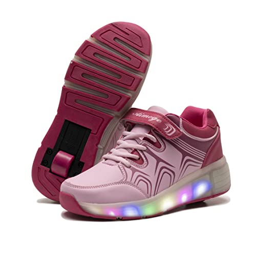 SDSPEED Kids Roller Skate Shoes with Single Wheel Shoes Sport Sneaker ...