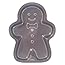Amazon.com: Wilton 2105-059 Nonstick Giant Gingerbread Boy Cookie Pan ...