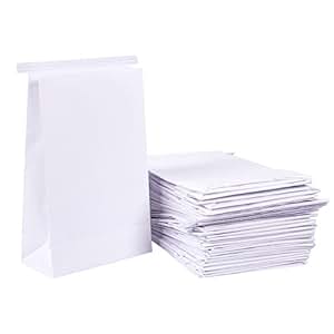 Amazon.com: 50 Pack Vomit Bags - White Throw Up Sick Bags for Motion ...