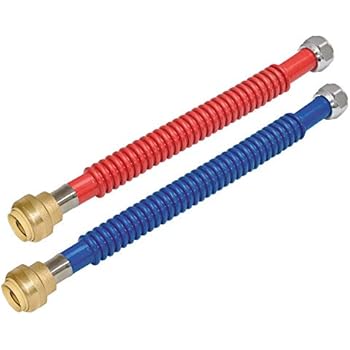 SharkBite U3088FLEX18BVLFA Flexible Water Heater Connector with Ball ...