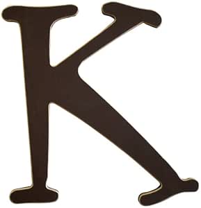 Amazon.com : New Arrivals The Letter K, Chocolate Brown : Nursery Wall ...