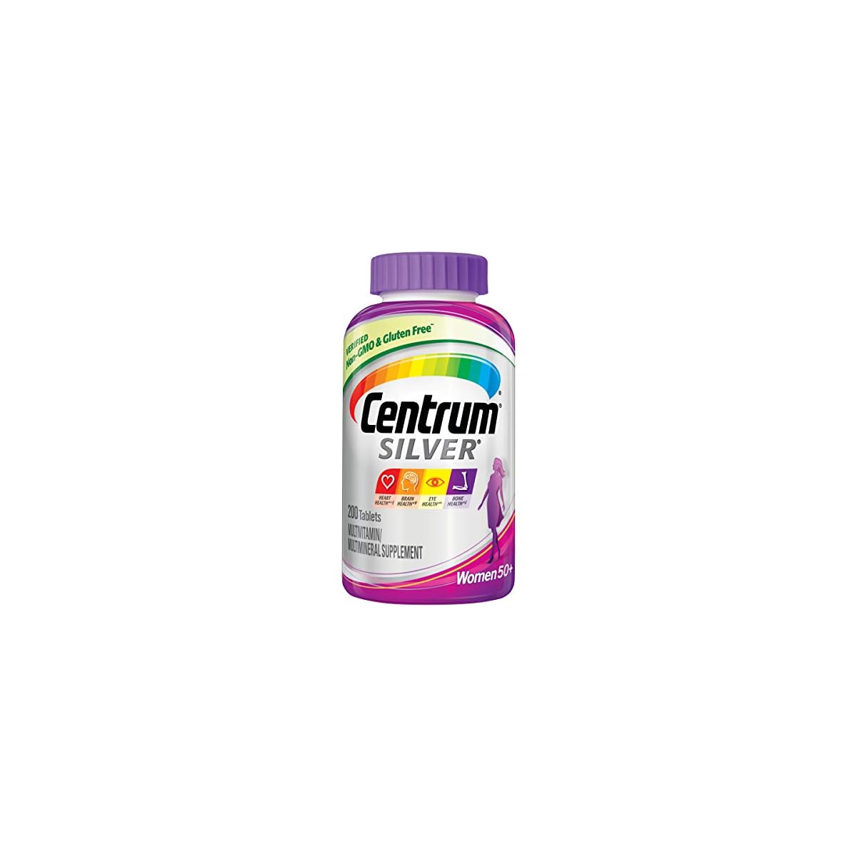 Centrum Silver Women's Multivitamin for Women 50 Plus, Multivitamin ...