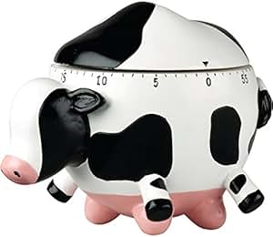 Amazon.com: Boston Warehouse Udderly Cows Analog Kitchen Timer: Kitchen ...